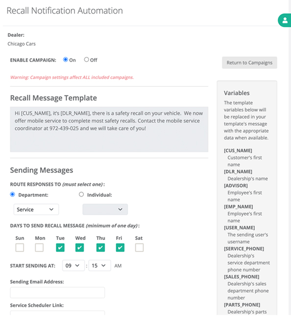 Streamline Automotive Recalls | Recall Management | TEXT2DRIVE